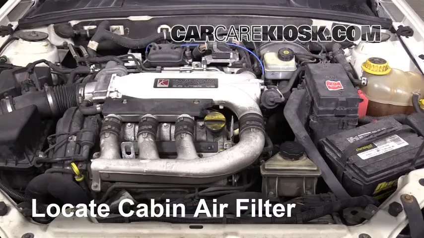 Cabin Air Filter Replacement: 2005 Saturn L300 3.0L V6