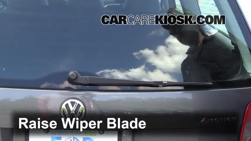 Rear Windshield Wiper Blade Change: 2005 Volkswagen Passat GLS 4 Motion ...