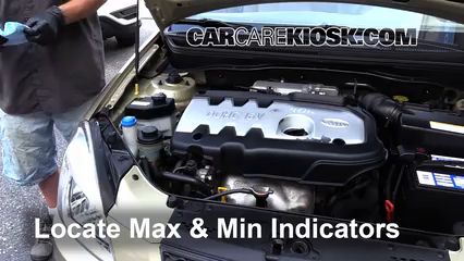 How to Add Coolant: Kia Rio (2006-2011) - 2006 Kia Rio 1.6L 4 Cyl.