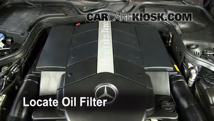Oil & Filter Change Mercedes-Benz CLS500 (2006-2011) - 2006 Mercedes ...