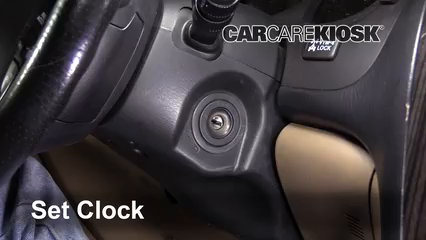 How to Set the Clock / Change Time on a 2006 Acura MDX Touring 3.5L V6