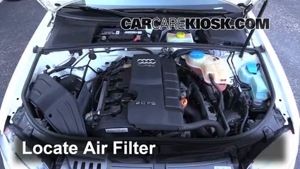 How to Change Engine Air Filter: 2006 Audi A4 3.2L V6