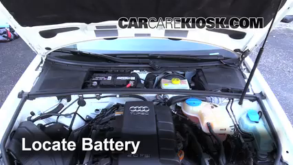 Battery Replacement: 2006 Audi A4 Quattro 2.0L 4 Cyl. Turbo