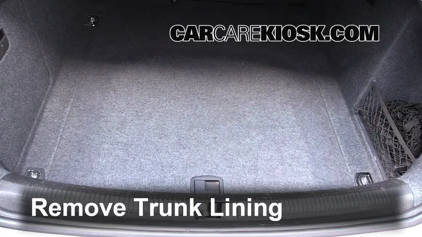 Replace Flat Tire with Spare Tire: 2006 Audi A4 Quattro 2.0L 4 Cyl. Turbo