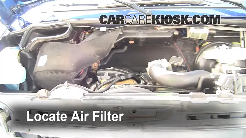 Replace Flat Tire with Spare Tire: 2002 Dodge Ram 1500 Van 5.2L V8 ...