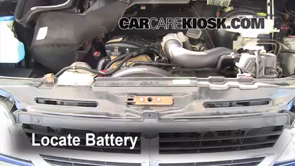 Battery Replacement: 2006 Dodge Sprinter 2500 2.7L 5 Cyl. Turbo Diesel ...