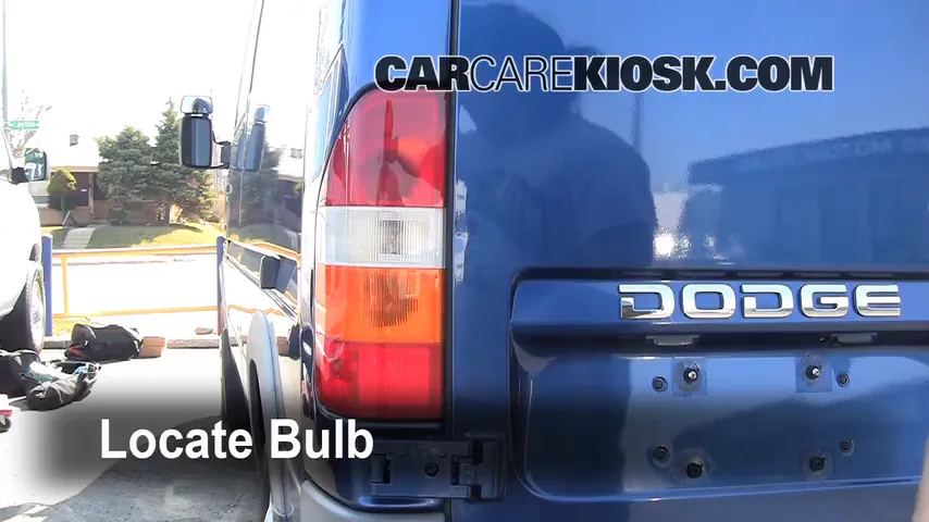 Tail Light Replacement on 2006 Dodge Sprinter 2500 2.7L 5 Cyl. Turbo ...