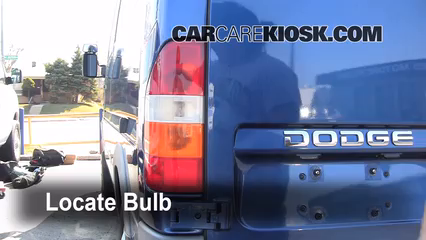 Tail Light Replacement on 2006 Dodge Sprinter 2500 2.7L 5 Cyl. Turbo ...