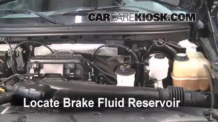 How to Add Brake Fluid: 2006 Ford F-150 XLT 5.4L V8 Extended Cab Pickup ...