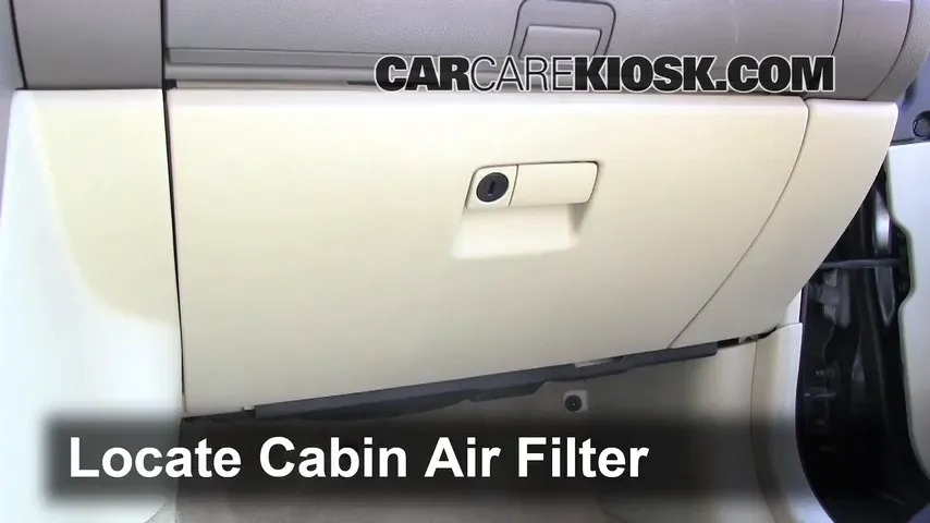 Cabin Air Filter Replacement: 2006 Infiniti G35 X 3.5L V6