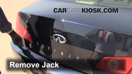 How To Jack Up a 2006 Infiniti G35 X 3.5L V6