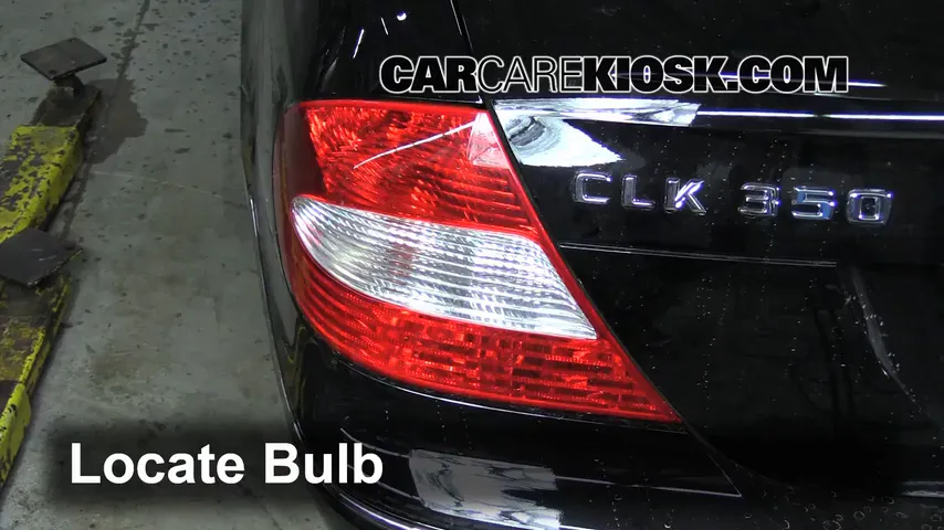 Brake Light Replacement: 2006 Mercedes-Benz CLK350 3.5L V6 Convertible ...