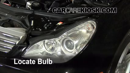 Headlight Bulb Replacement: 2006 Mercedes-Benz CLS500 5.0L V8