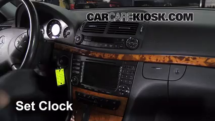 How to Set the Clock / Change Time on a 2006 Mercedes-Benz E500 5.0L V8