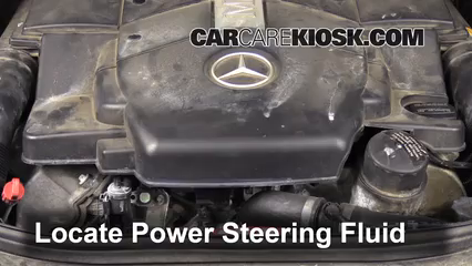 How to Add Power Steering Fluid to a 2006 Mercedes-Benz E500 5.0L V8