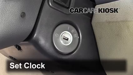 How to Set the Clock / Change Time on a 2006 Volvo XC70 2.5L 5 Cyl. Turbo