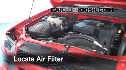 Cabin Air Filter Replacement: 2005 Chevrolet Colorado Z85 3.5L 5 Cyl ...