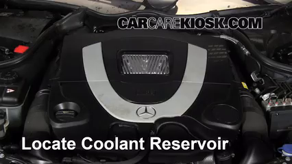 How to Add Coolant: Mercedes-Benz CLK550 (2003-2009) - 2007 Mercedes ...