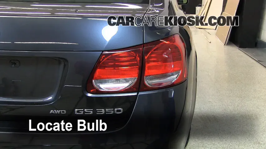 Reverse Light Replacement 2007 Lexus GS350 3.5L V6