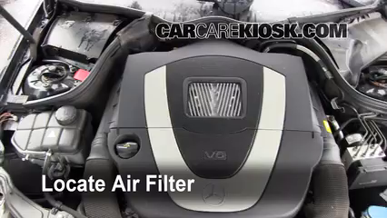 Cabin Air Filter Replacement: 2007 Mercedes-Benz C230 Sport 2.5L V6 ...