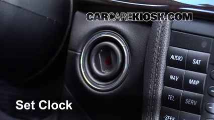 How to Set the Clock / Change Time on a 2007 Mercedes-Benz CLS63 AMG 6 ...