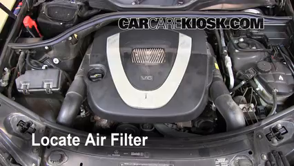 How to Change Engine Air Filter: 2013 Mercedes-Benz ML350 Bluetec ...
