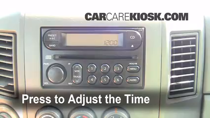 How to Set the Clock / Change Time on a 2007 Nissan Titan SE 5.6L V8 ...