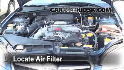 Oil & Filter Change 2007 Subaru Legacy 2.5i Special Edition 2.5L 4 Cyl ...