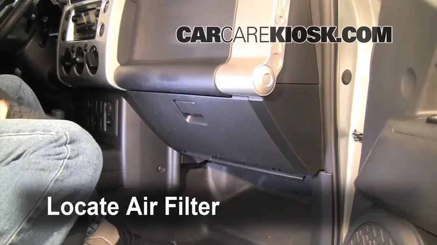 Cabin Air Filter Replacement: 2007 Toyota FJ Cruiser 4.0L V6