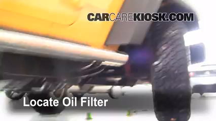 Oil & Filter Change Jeep Wrangler (2007-2017) - 2008 Jeep Wrangler ...