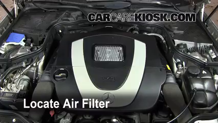 Cabin Filter Replacement: Mercedes-Benz E350 2003-2009 - 2008 Mercedes ...