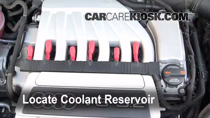 How to Add Coolant: 2008 Audi A3 Quattro 3.2L V6