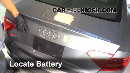 Battery Replacement: 2008 Audi S5 4.2L V8