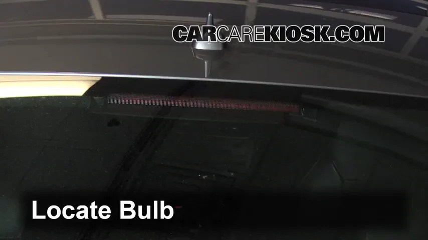 3rd Brake Light Bulb Replacement on a 2008 Audi S5 4.2L V8