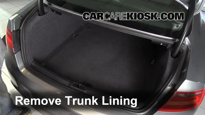 Replace Flat Tire with Spare Tire: 2008 Audi S5 4.2L V8