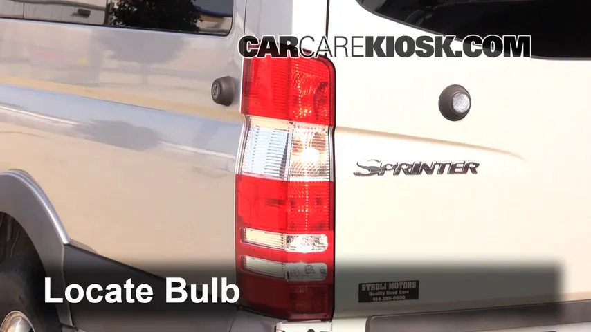 Rear Turn Signal Replacement on a 2008 Dodge Sprinter 2500 3.0L V6 ...