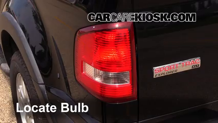 Brake Light Replacement: 2008 Ford Explorer Sport Trac XLT 4.0L V6