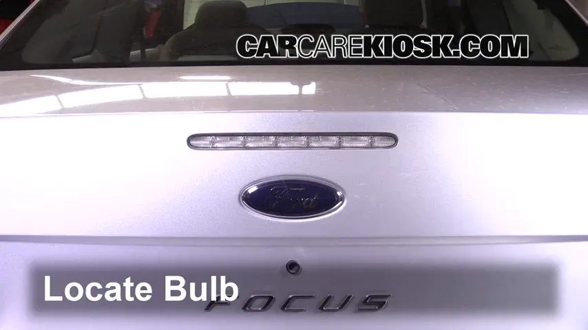 3rd Brake Light Bulb Replacement on a 2008 Ford Focus SE 2.0L 4 Cyl ...
