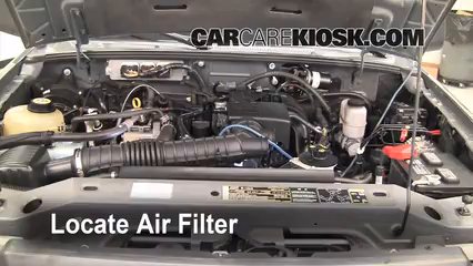 How to Change Engine Air Filter: 2008 Ford Ranger XL 2.3L 4 Cyl ...