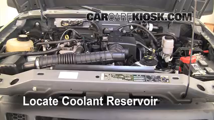 How to Add Coolant: 2008 Ford Ranger XL 2.3L 4 Cyl. Standard Cab Pickup