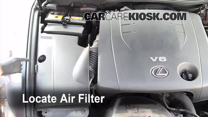 Cabin Air Filter Replacement: 2008 Lexus IS250 2.5L V6