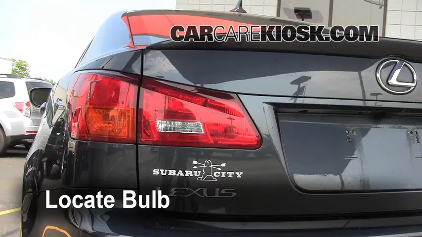 Reverse Light Replacement 2006 Lexus IS350 3.5L V6