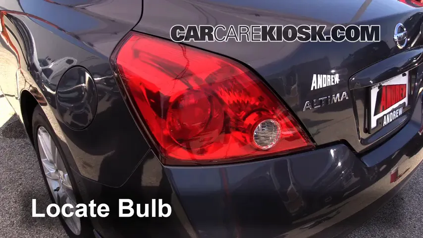 Tail Light Replacement on 2010 Nissan Altima S 2.5L 4 Cyl. Coupe (2 Door)