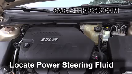 Check Power Steering Level: 2008 Saturn Aura XE 3.5L V6