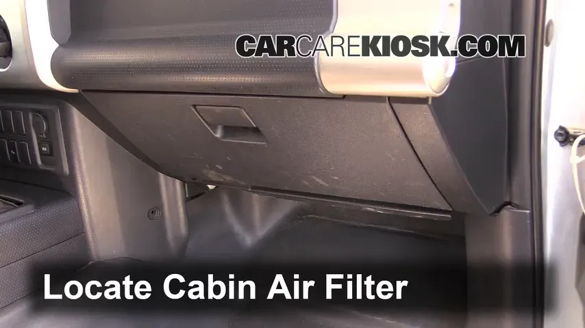 Cabin Air Filter Replacement: 2008 Toyota FJ Cruiser 4.0L V6