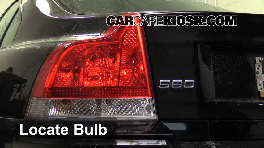 Tail Light Replacement on 2008 Volvo S60 2.5T 2.5L 5 Cyl. Turbo