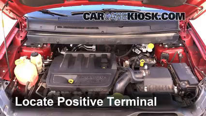 How to Jumpstart a 2009-2019 Dodge Journey - 2009 Dodge Journey SE 2.4L ...