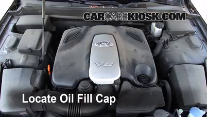 Oil & Filter Change Hyundai Genesis (2009-2014) - 2009 Hyundai Genesis ...