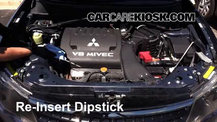 Oil & Filter Change Mitsubishi Outlander (2007-2013) - 2007 Mitsubishi ...