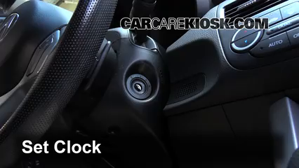 How to Set the Clock / Change Time on a 2009 Acura RDX 2.3L 4 Cyl. Turbo